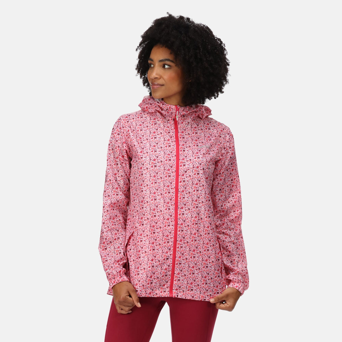 Regatta Womens Printed Pack it Packaway Waterproof Jacket – Portstewart ...