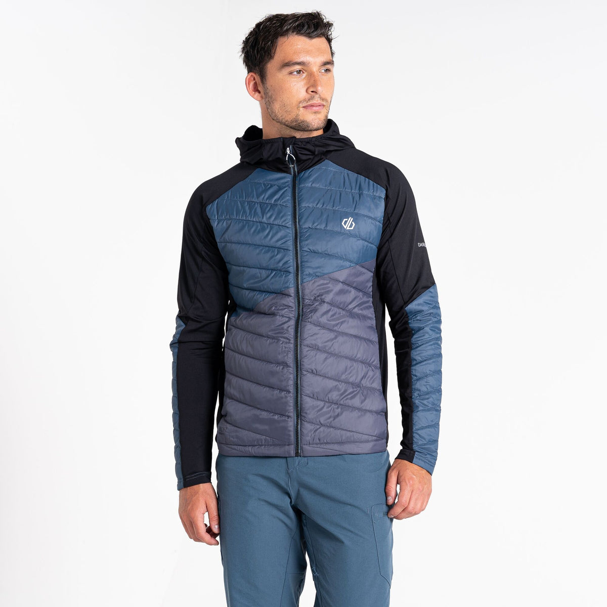 Dare2b Mens Gendarme Padded Hooded Wool Hybrid Jacket – Portstewart ...
