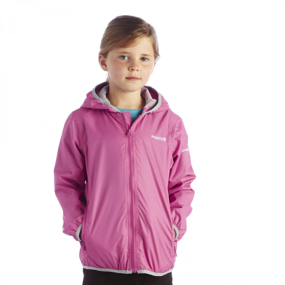 Regatta Kids Girls Lever Waterproof Packaway Jacket – Portstewart ...