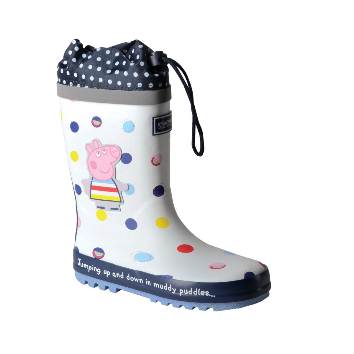 Regatta Kids Peppa Pig Splash Wellies Waterproof Wellington Boots ...