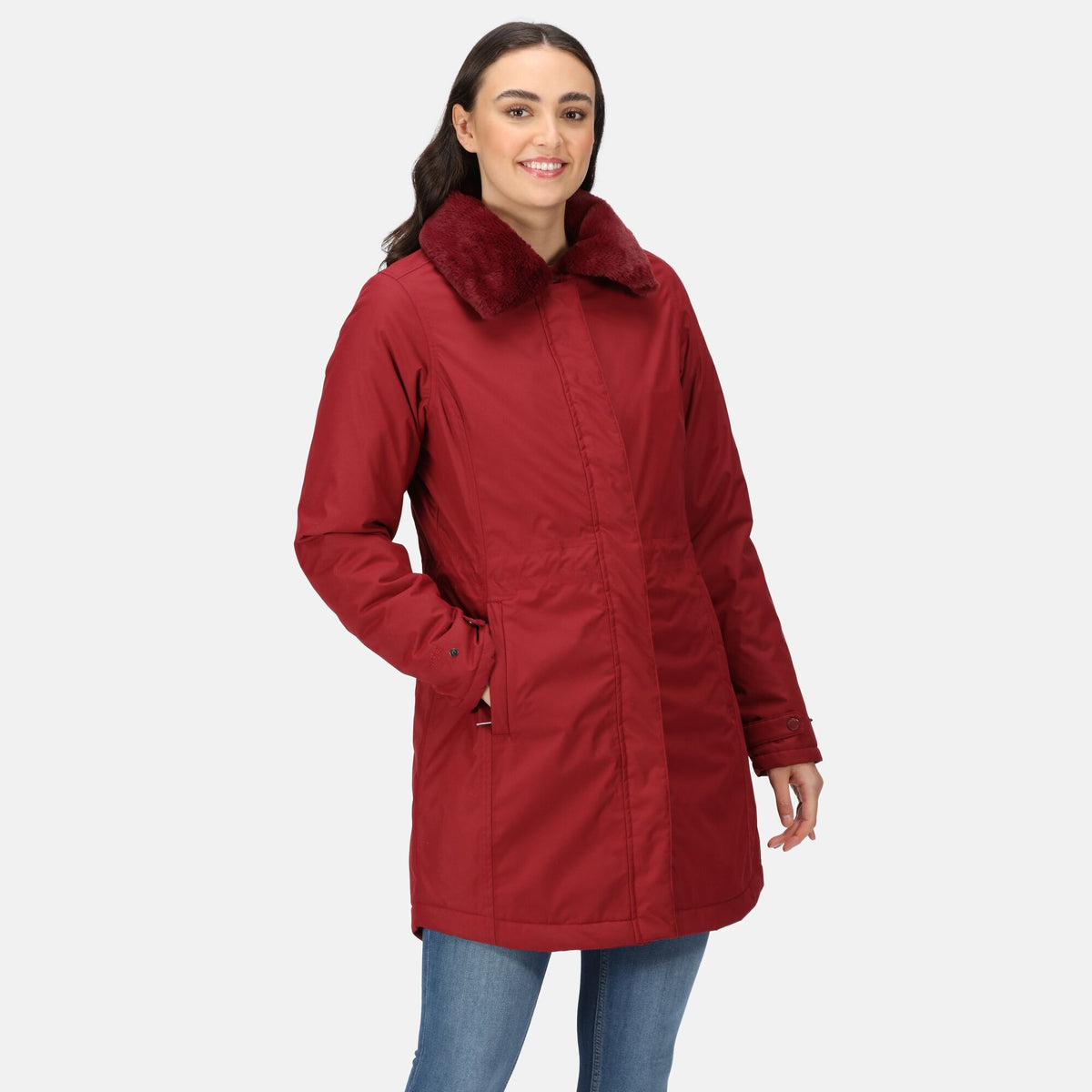 Regatta Womens Renata Fur Collar Insulated Waterproof Jacket ...